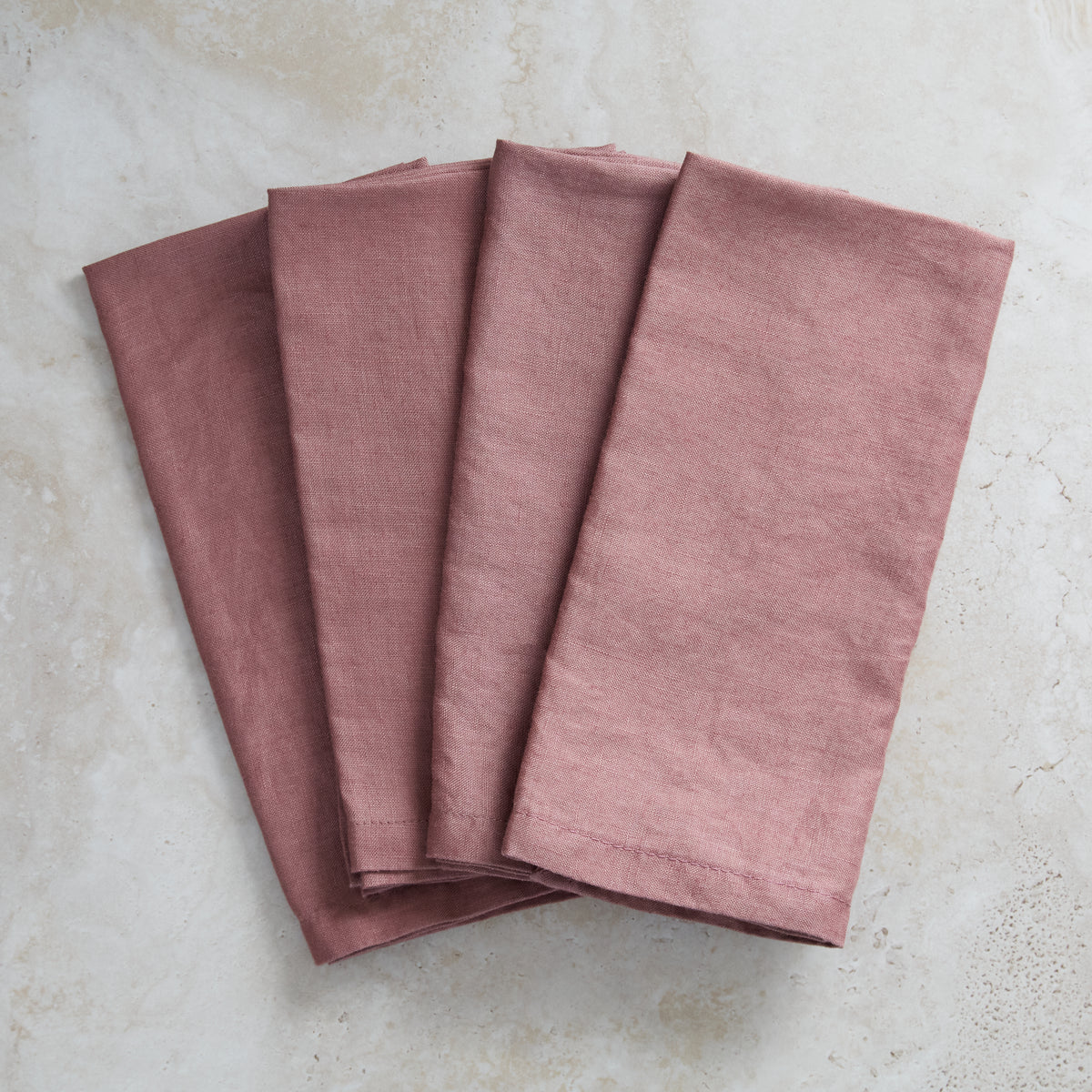 100% French linen napkins (Set of 4) - Native Berry - Linen Social